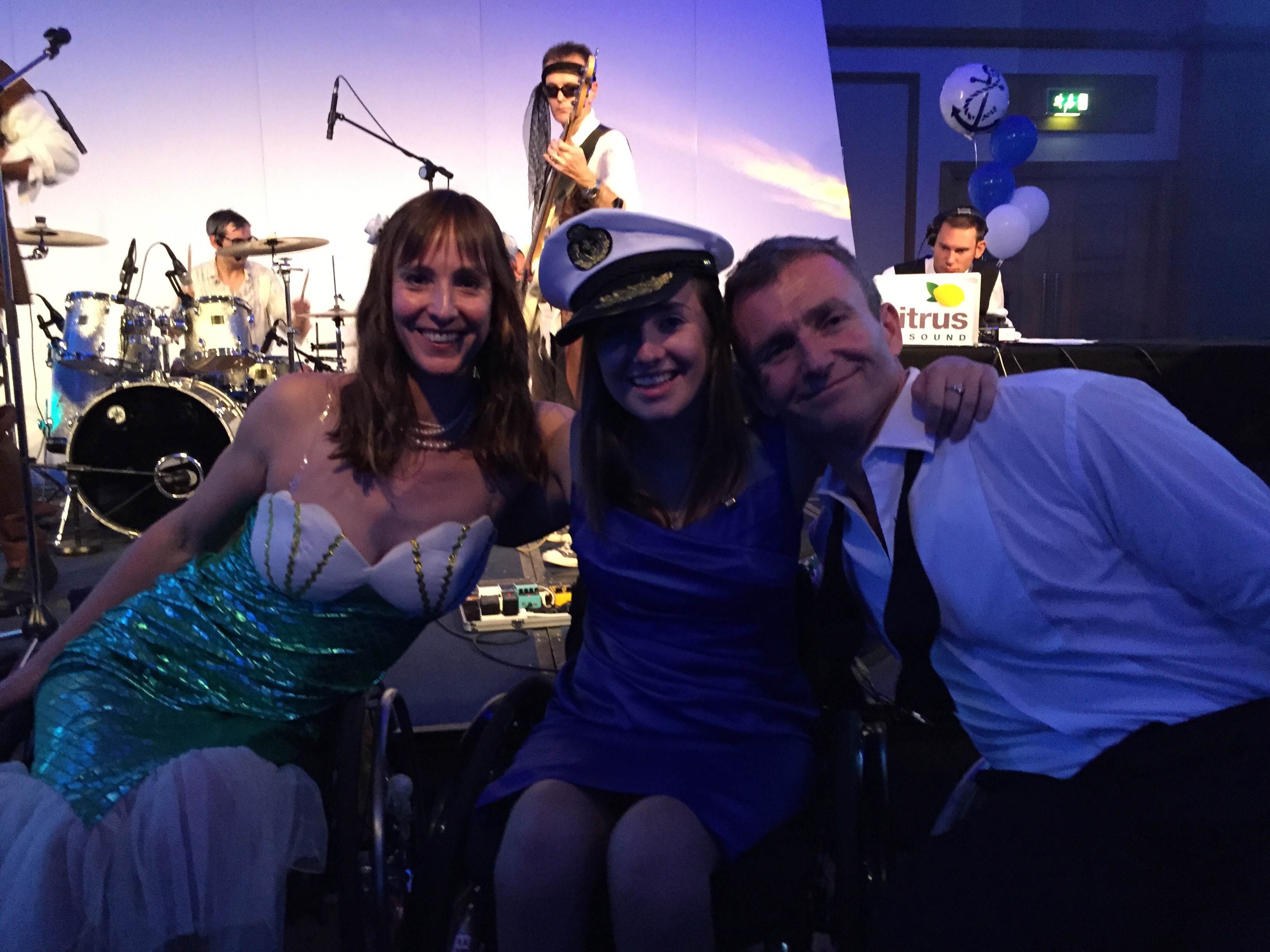 Saturday night’s ‘Back Up’ charity Ball. - Back on Track