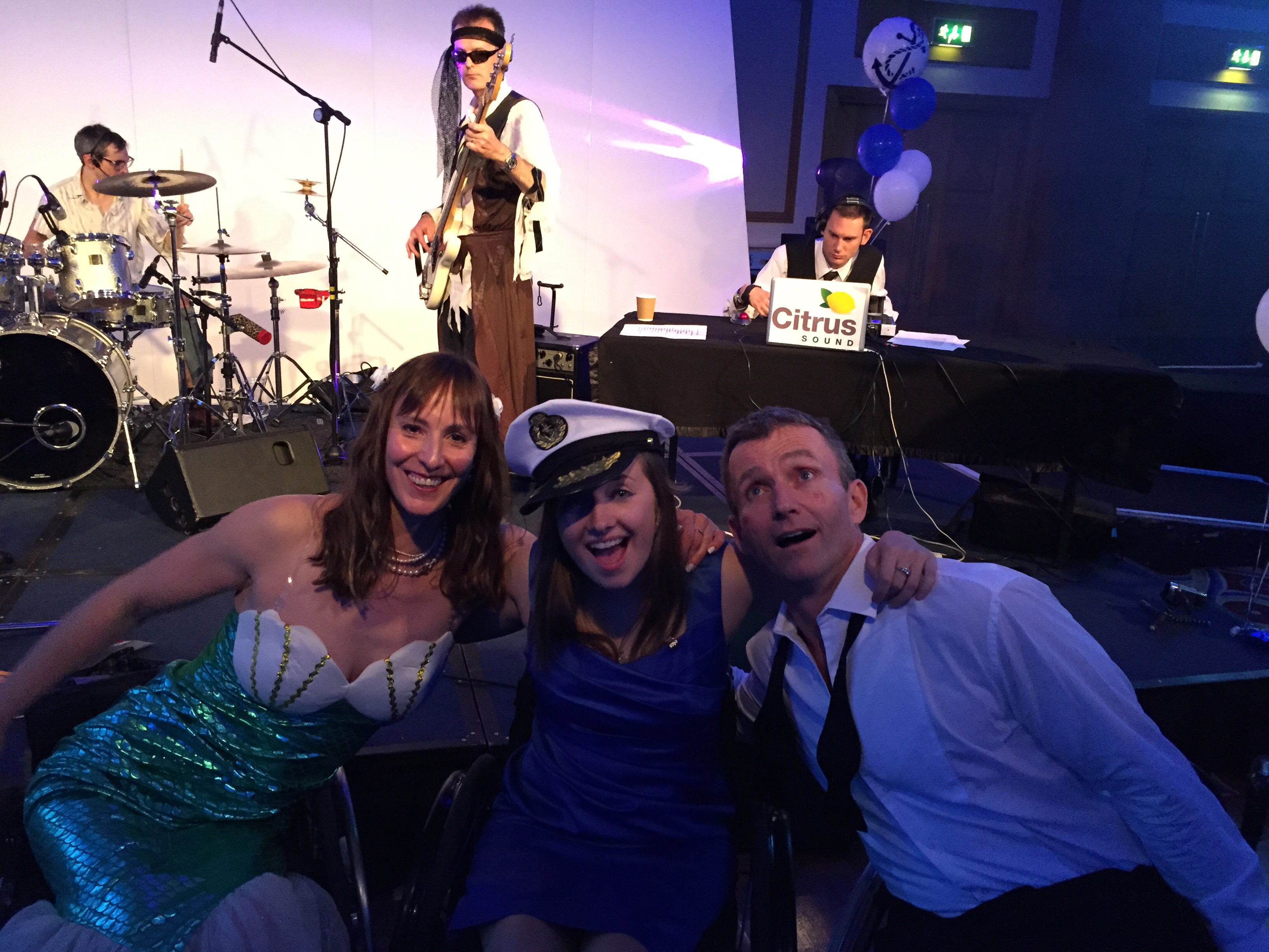 Saturday night’s ‘Back Up’ charity Ball. - Back on Track